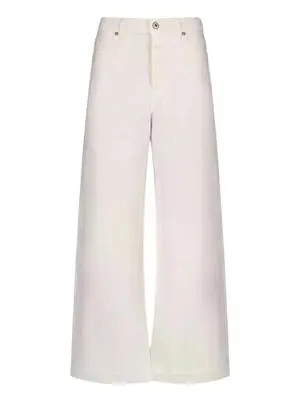 P.a.r.o.s.h Wide-leg Jeans - White