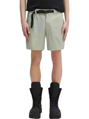 Columbia Landroamer Belted Logo-patch Shorts - Green