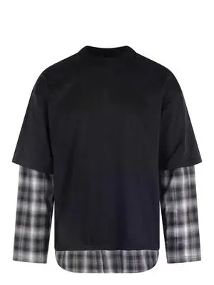 COMME DES GARÇONS Check-pattern Layered Shirt