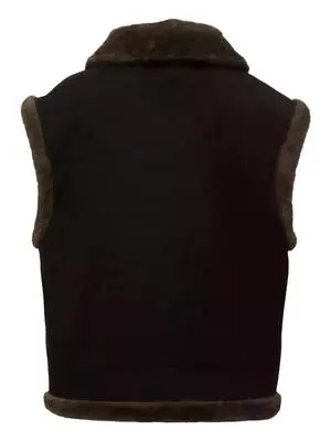 MC2 SAINT BARTH Hesketh Wax Shearling-trim Gilet