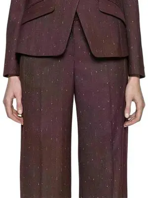 NISSA High-waisted Pants - Red