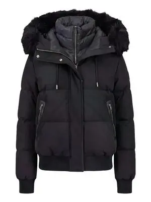Rudsak Cieyna Faux-fur Trim Puffer Jacket - Black