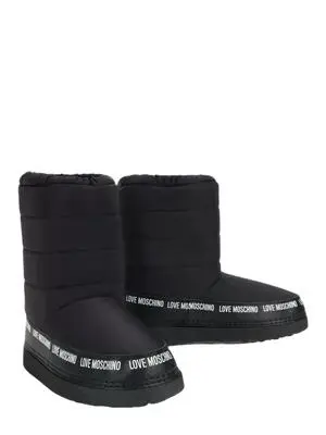 MOSCHINO Logo-embellishment Boots