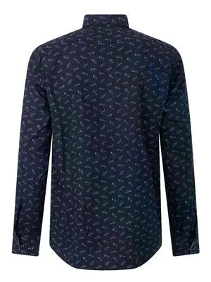 Paul & Shark Shark-print Shirt - Blue