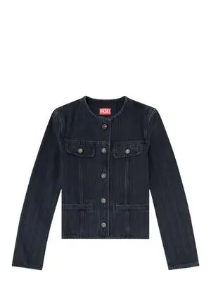 DIESEL® De Grafy Buttoned Jacket - Black