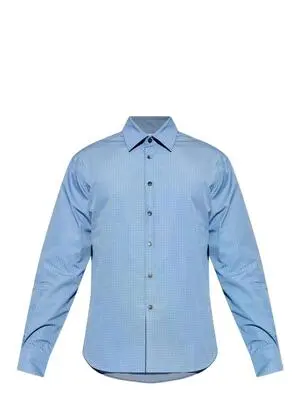 FERRAGAMO Monogram Shirt - Blue