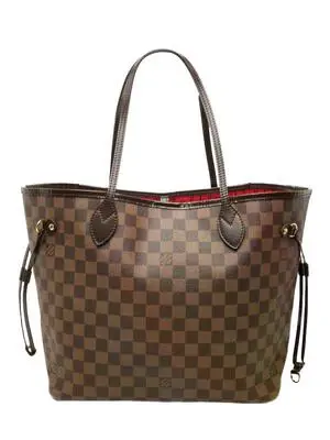 LOUIS VUITTON 2012 Damier Ebene Neverfull Mm Tote Bag - Brown