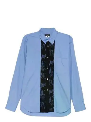Comme Des Garçons Chest-pocket Shirt - Blue