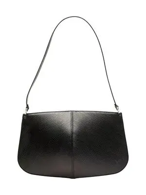 LOUIS VUITTON 2001 Epi Demi Lune Pochette Shoulder Bag - Black