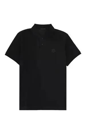 MONCLER Logo-patch Polo Shirt