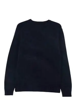 CENERE GB Crew-neck Ribbed-trim Sweater