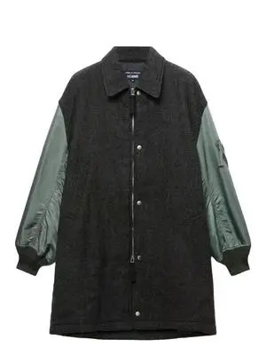 COMME DES GARÇONS Panelled Zip-up Coat
