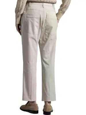 BRUNELLO CUCINELLI Front-crease Slim-fit Trousers