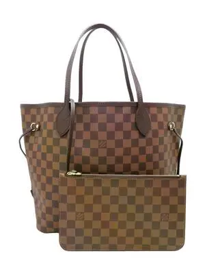 LOUIS VUITTON 2021-2026 Damier Ebene Neverfull Mm Tote Bag - Brown