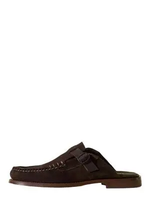 Hereu X Commas Buckle-strap Mules - Brown