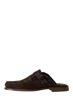 HEREU X Commas Buckle-strap Mules