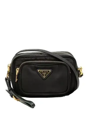 Prada 2000-2013 Tessuto Camera Bag Crossbody Bag - Black