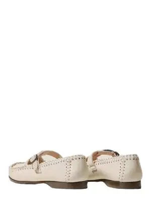 HEREU Alcover Braided T-bar Shoes