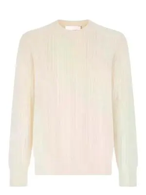 AMARANTO Ribbed-knit Raglan-sleeved Sweater