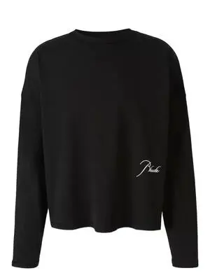 RHUDE Logo-print Long-sleeve T-shirt