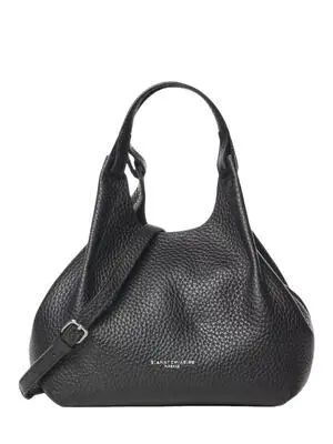 GIANNI CHIARINI Medium Dua Grained-leather Shoulder Bag