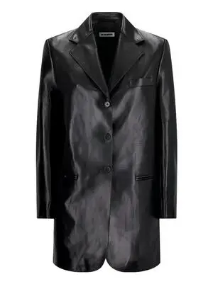 JIL SANDER Leather Tailored Jacket