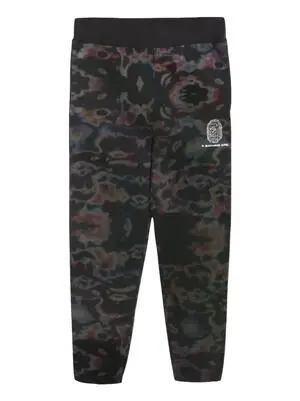A BATHING APE Thermography Track Pants - Black