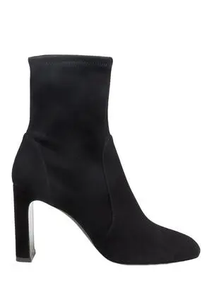 STUART WEITZMAN Babette 85mm Suede Booties - Black