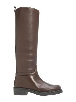 STUART WEITZMAN Celia Leather Riding Boots - Walnut