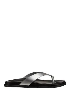 STUART WEITZMAN Marykate Thong Sandals - Silver