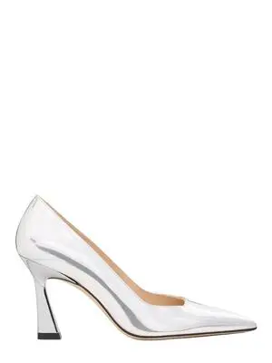 STUART WEITZMAN Vinnie 85mm Leather Pumps - Silver