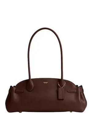COACH Soft Empire 34 Leather Carryall - Maple