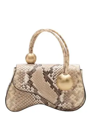 Cult Gaia Kazia Nano Crossbody Bag Faded Python