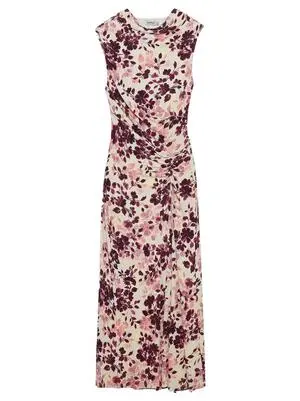 SIMKHAI Acacia Floral Jersey Midi Dress