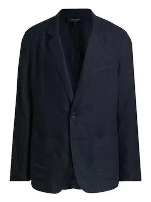 Rag & Bone Butler Patch Pocket Linen Blazer - Salute