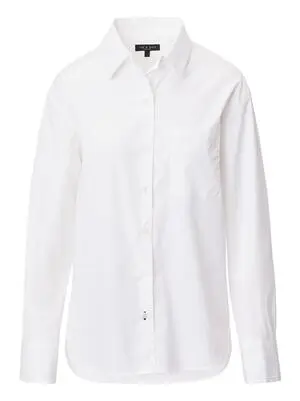 Rag & Bone Connie Cotton Button-front Shirt - White