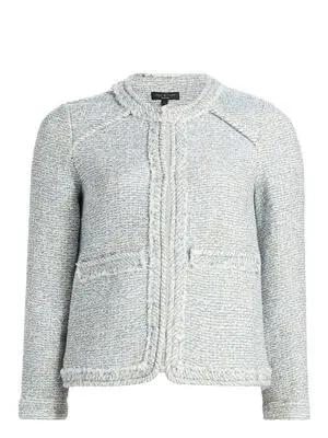 Rag & Bone Clarice Tweed Jacket - Blue Multi