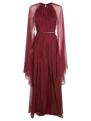 MAX MARA Silk Chiffon Dress