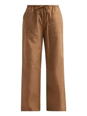 Rag & Bone Claire Taffeta Drawstring Pants - Camel