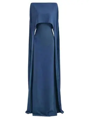 GEMY MAALOUF Cape-overlay Dress