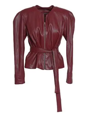ARTISTA Elara Eco-leather Jacket Burgundy
