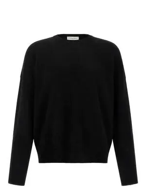LARMERI STUDIO Dropped-shoulder Wool Sweater - Black