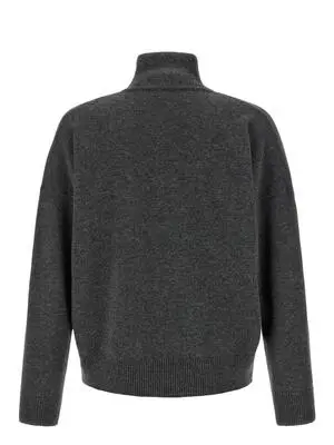 LARMERI STUDIO Half-zip Sweater - Grey