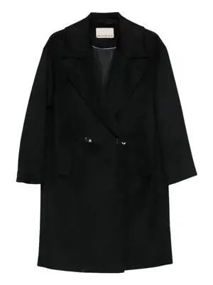 PENNYBLACK Double-breasted Notched-lapels Coat - Black