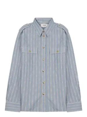 Celine Camicia In Cotone - Multicolor
