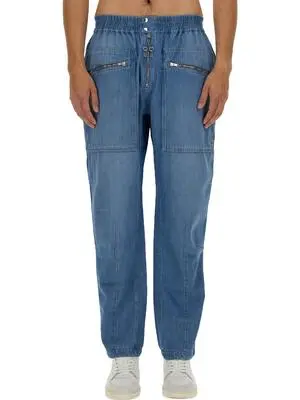 Isabel Marant Étoile Marant Men Cotton Pants Blue