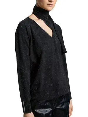 PESERICO Flecked V-neck Sweater