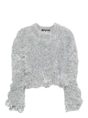 Junya Watanabe Sparkling Design Sweater - Silver
