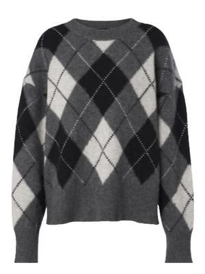 NILI LOTAN Donnika Diamond-Pattern Sweater
