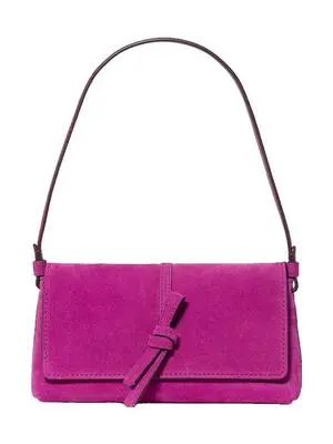 Kate Spade New York Loop Leather & Suede Shoulder Bag - Beet